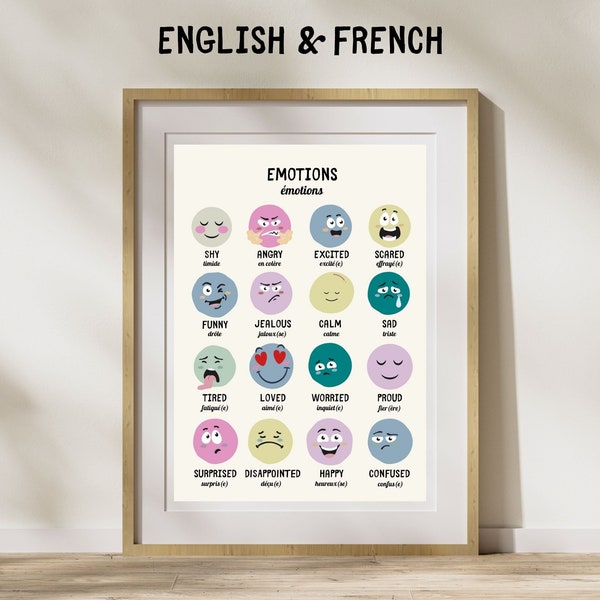 French Zones Chart - Etsy