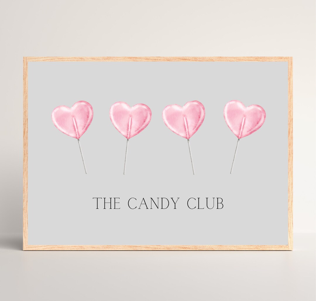 Digital Download Poster, Digital Prints, Lollipop, Candy Poster, to ...