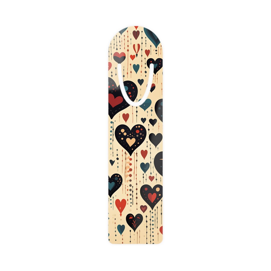 Heartfelt Love Bookmark Romantic Valentines Day Gift With Adorable ...