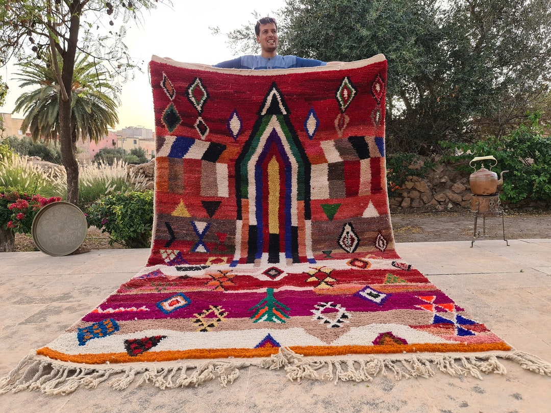 MOROCCAN BERBER RUG Wool - Moroccan Area Rug - Wool Rug - Custom Rugs ...