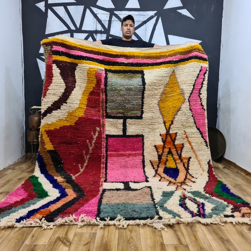 Modern Abstract Rug - Etsy