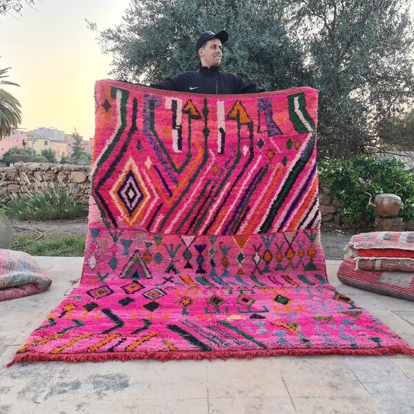 Pink Moroccan Rug - Etsy