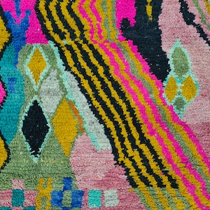 Custom Moroccan Berber Rug - Mid Century Modern Outdoor Carpet, Boho ...