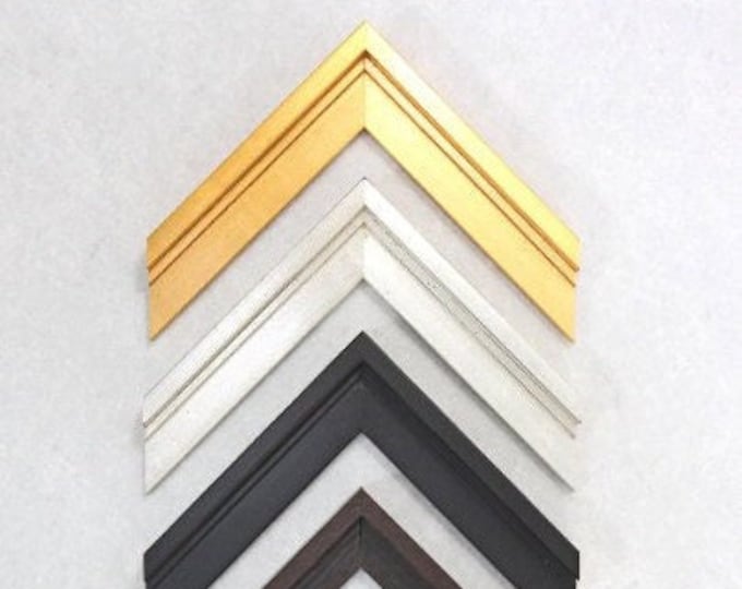 2 Inch Deep Rustique Floater Frame - Wooden Floating Frames for Canvas ...