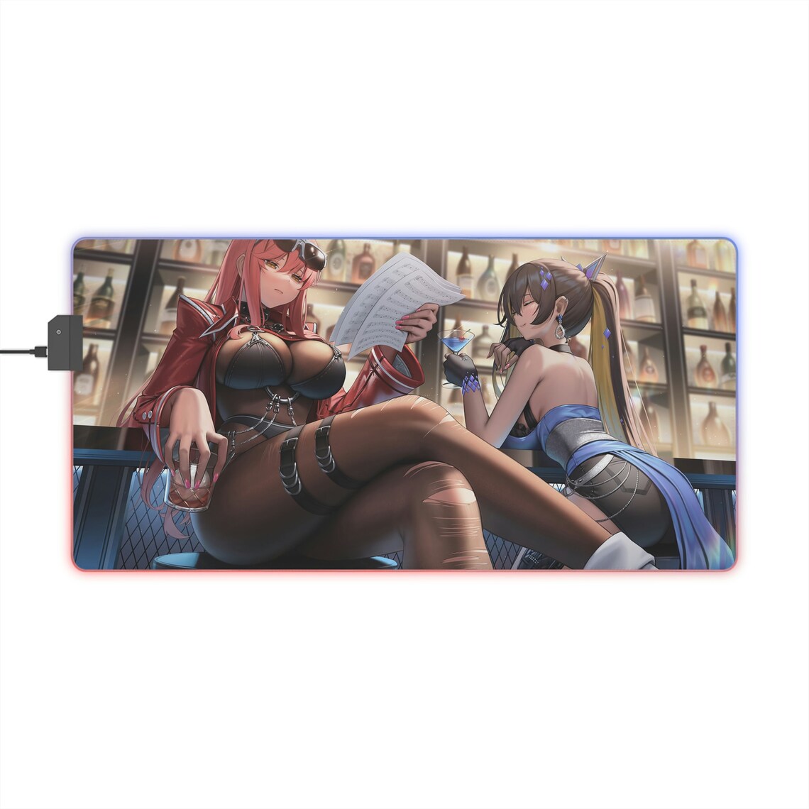 Nikke LED Gaming Mouse Pad Goddes of Victory Mousepad , Rapi Nikke , Volume, Nikke Game,led ...