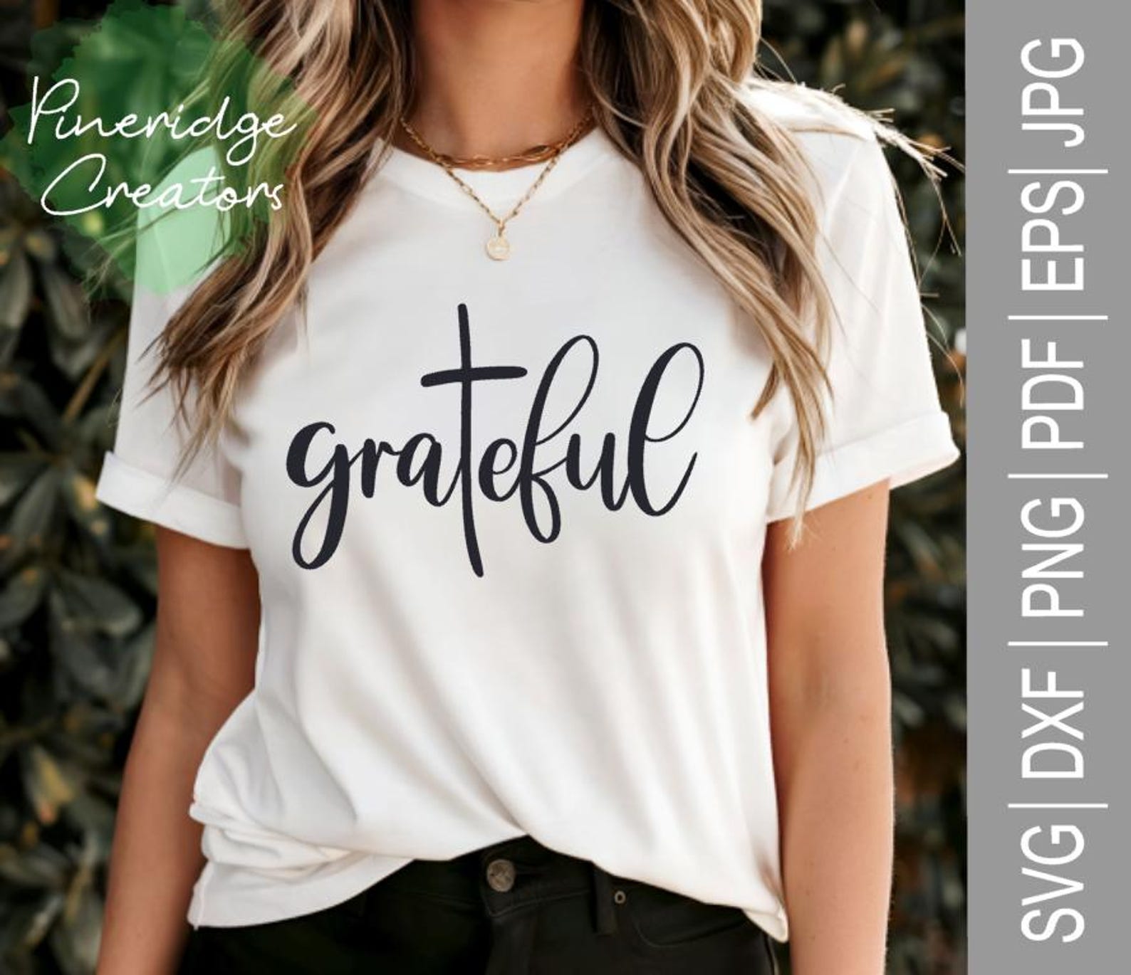 Grateful SVG, Christian, Inspirational, Thanksgiving, Gratitude, Faith ...