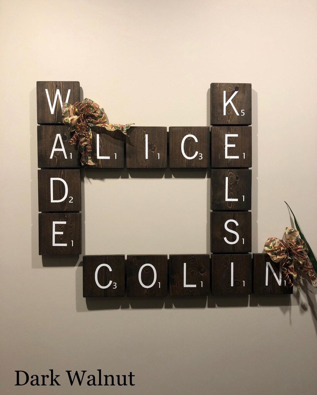 Scrabble Wall Art / Large Scrabble Tiles / Scrabble Wood Tiles ...