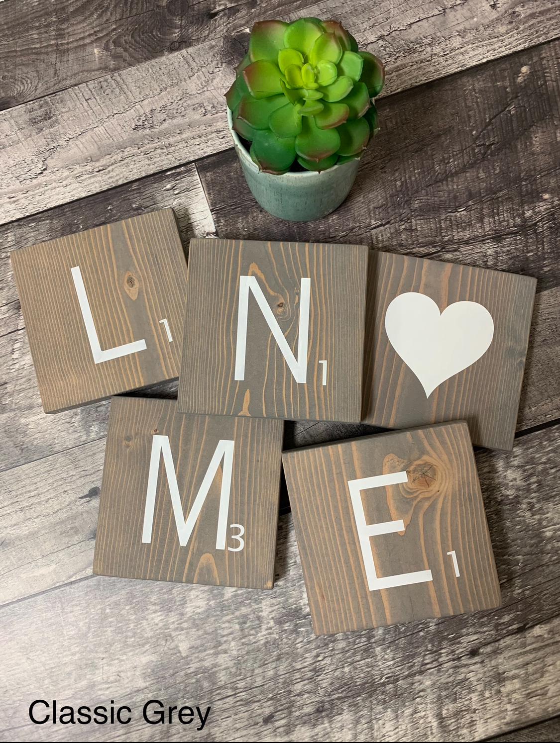 Scrabble Wall Art / Large Scrabble Tiles / Scrabble Wood Tiles ...