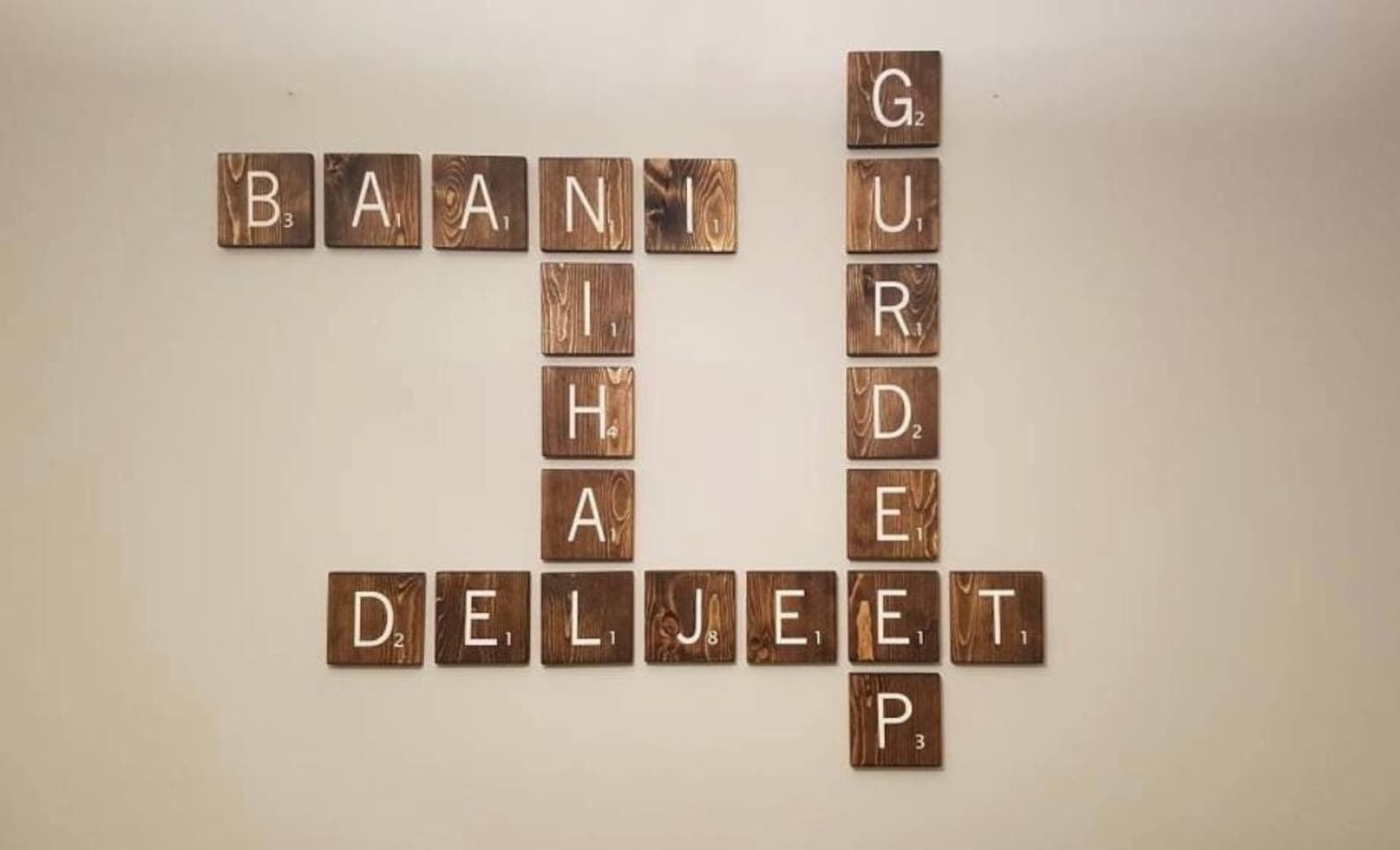 Scrabble Wall Art / Large Scrabble Tiles / Scrabble Wood Tiles ...