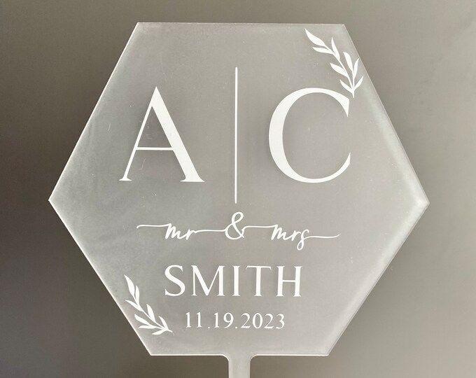 Happy Birthday Cake Topper Acrylic Sign Cake Decoration Supply Custom ...