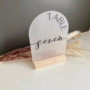 Acrylic Wedding Table Number Sign for Wedding Table Sign Custom Acrylic ...