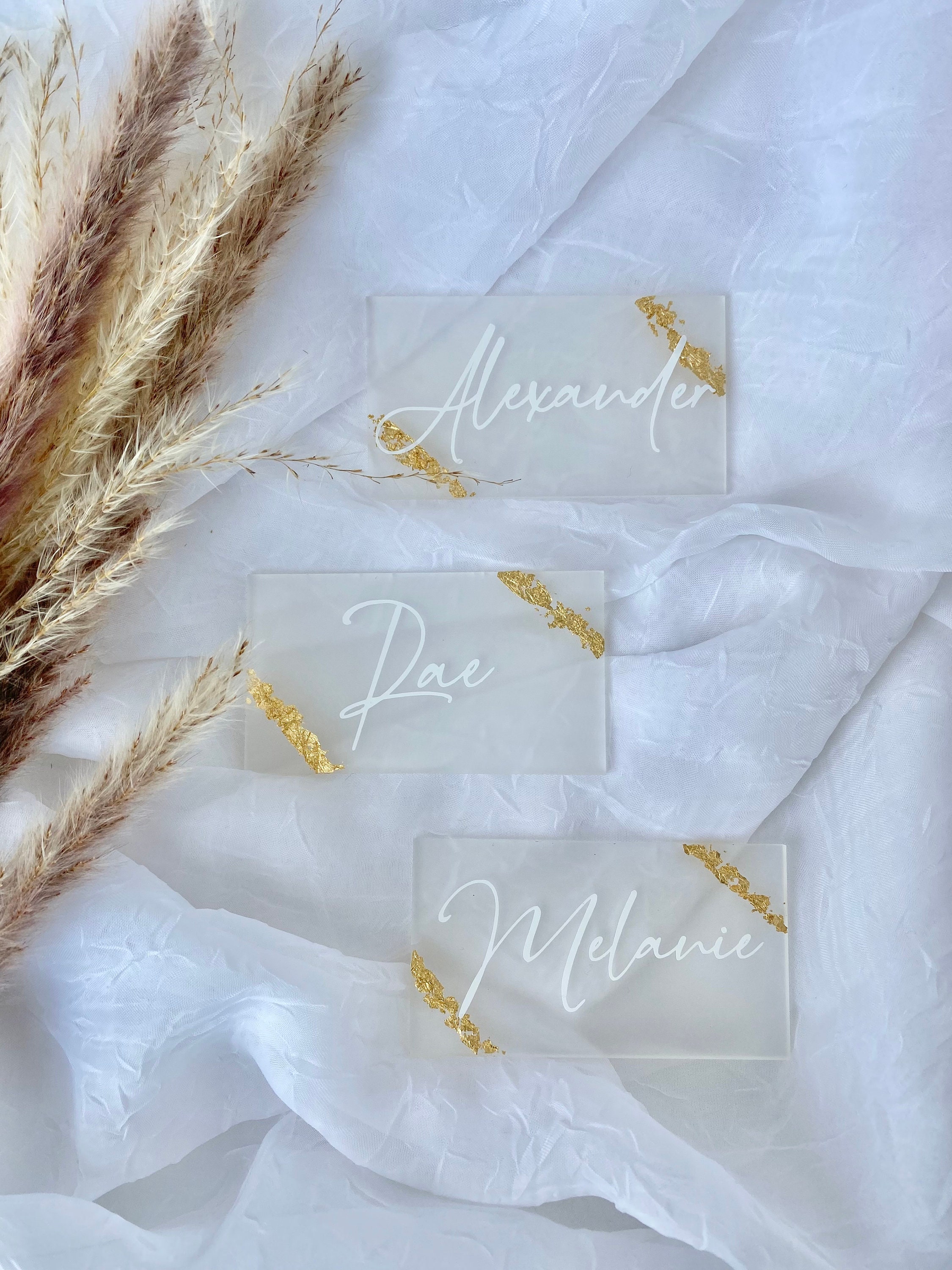 Custom Wedding Place Cards Acrylic Name Tag for Wedding Name Cards ...