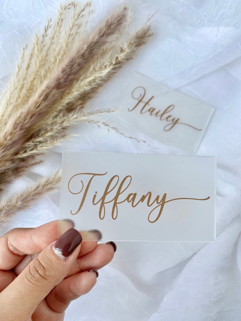 Acrylic Wedding Name Place Card Wedding Seating Name Card - Etsy Canada
