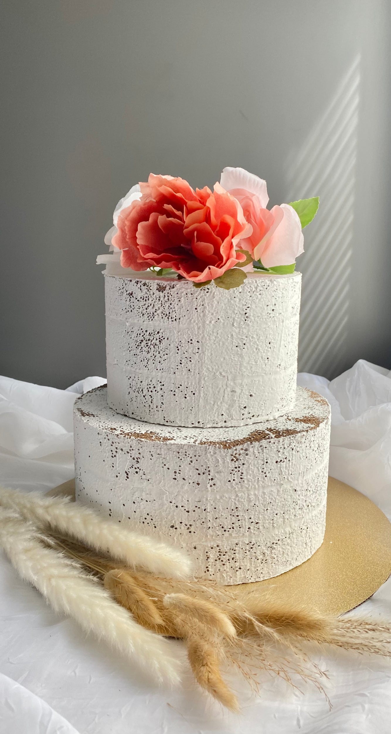3 Tier Faux Cake for Wedding Cake Naked Faux Cake Realistic Fake Naked ...