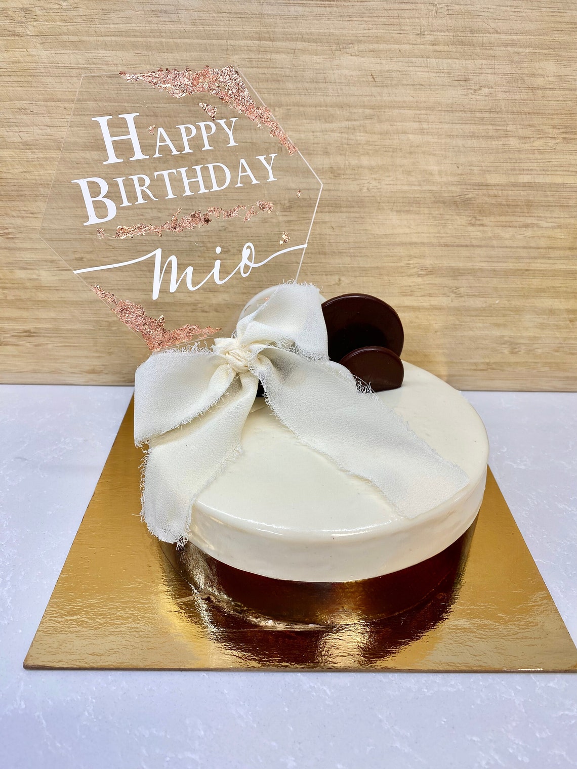 Custom Birthday Cake Topper Personalized Name Acrylic Milestone Cake ...