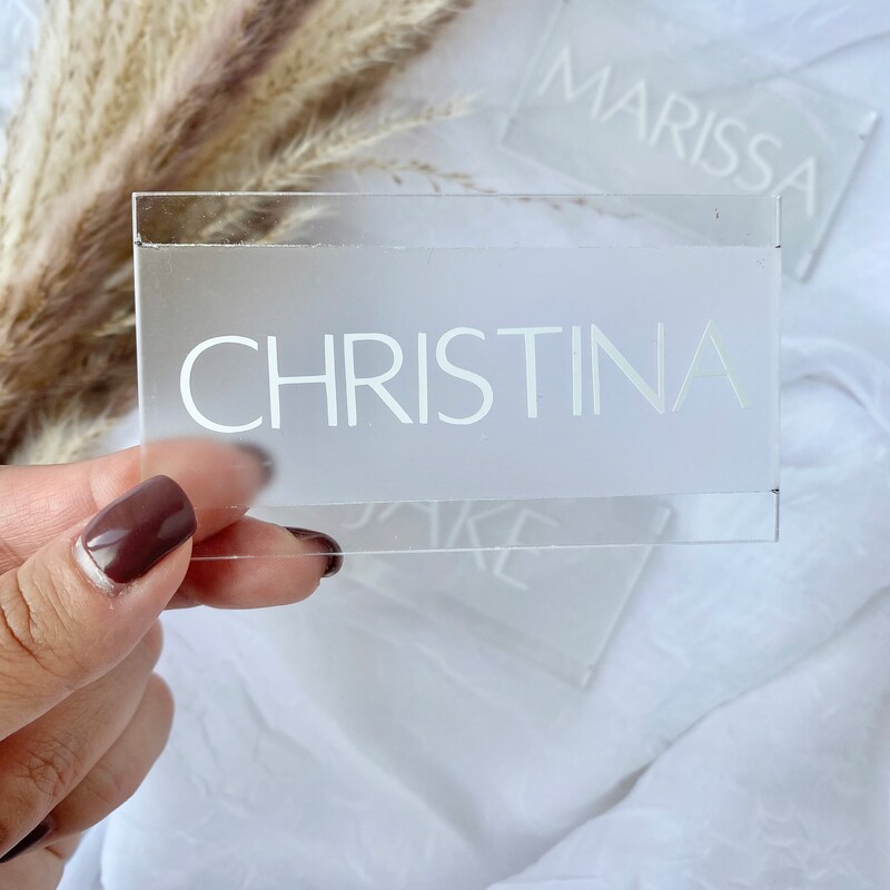 Wedding Name Tags - Etsy