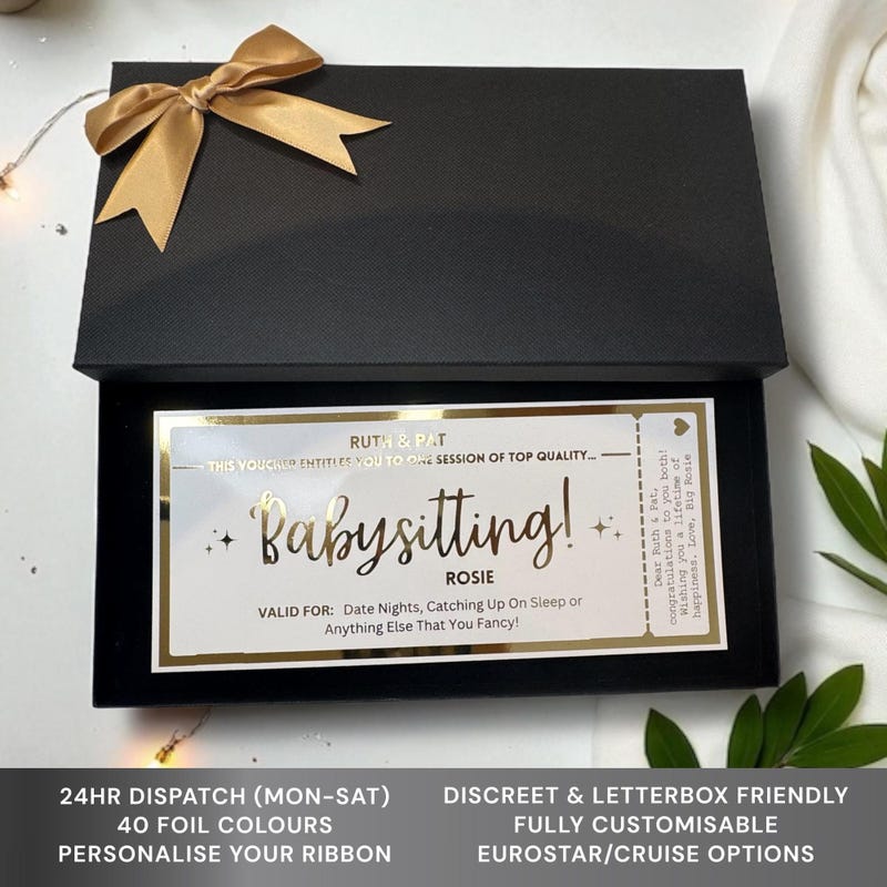 Baby Gift Voucher Book - 60+ Gift Ideas for 2025