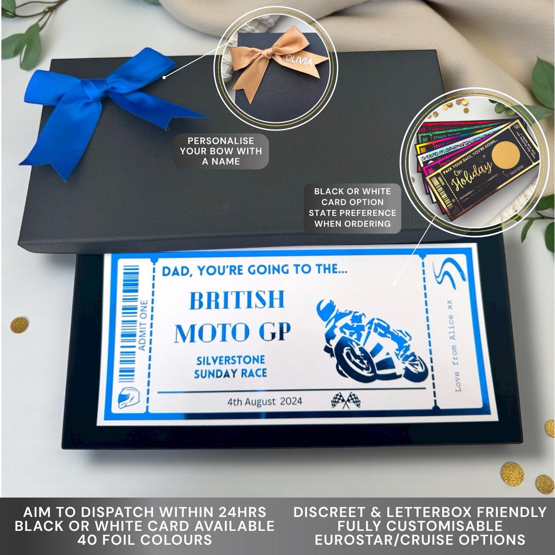 Moto GP Grand Prix Ticket, Sports Voucher, Silverstone, Any ...