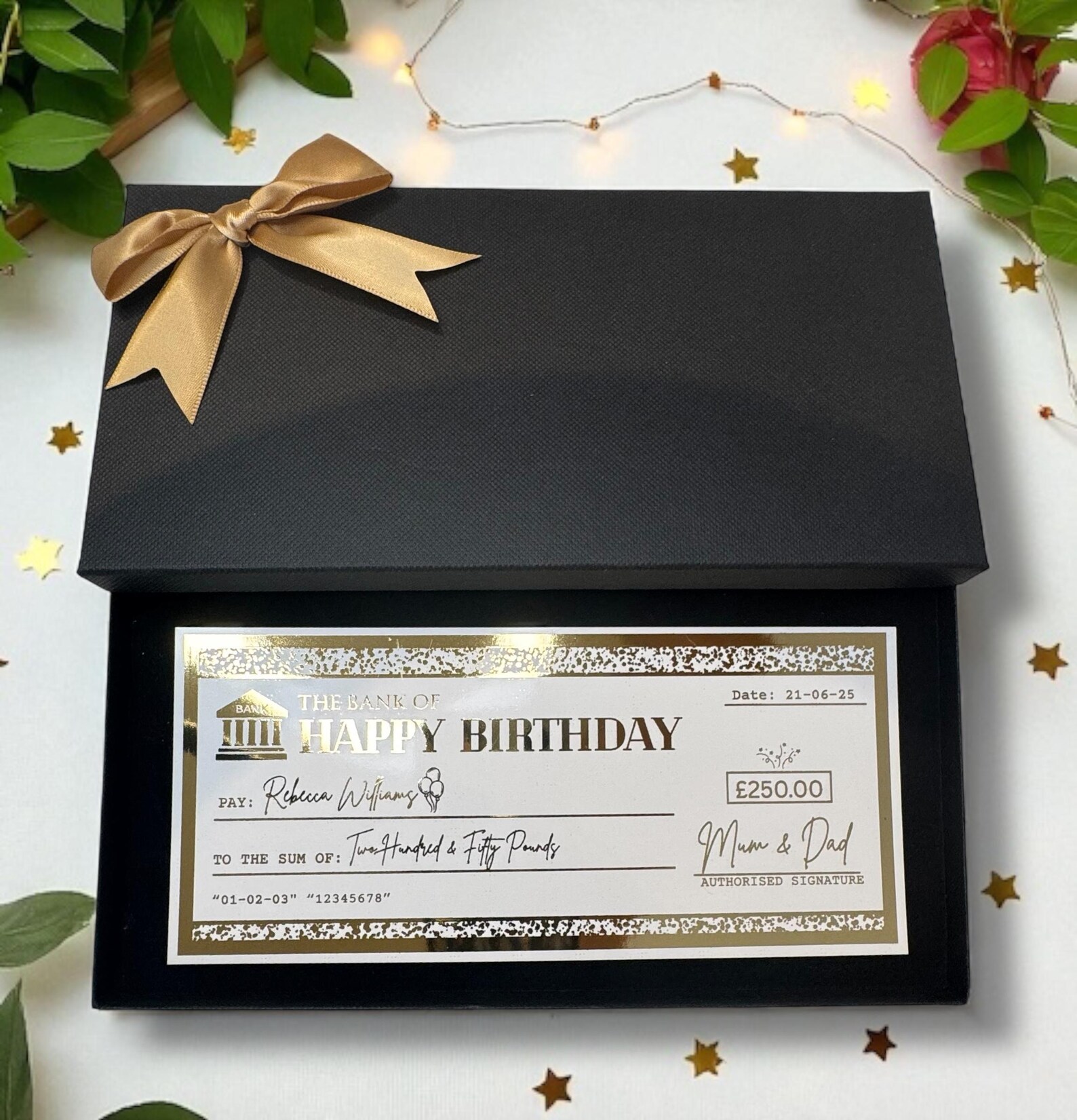 Graduation Gift Money Scratch Voucher, Any Personalised Foil Ticket ...