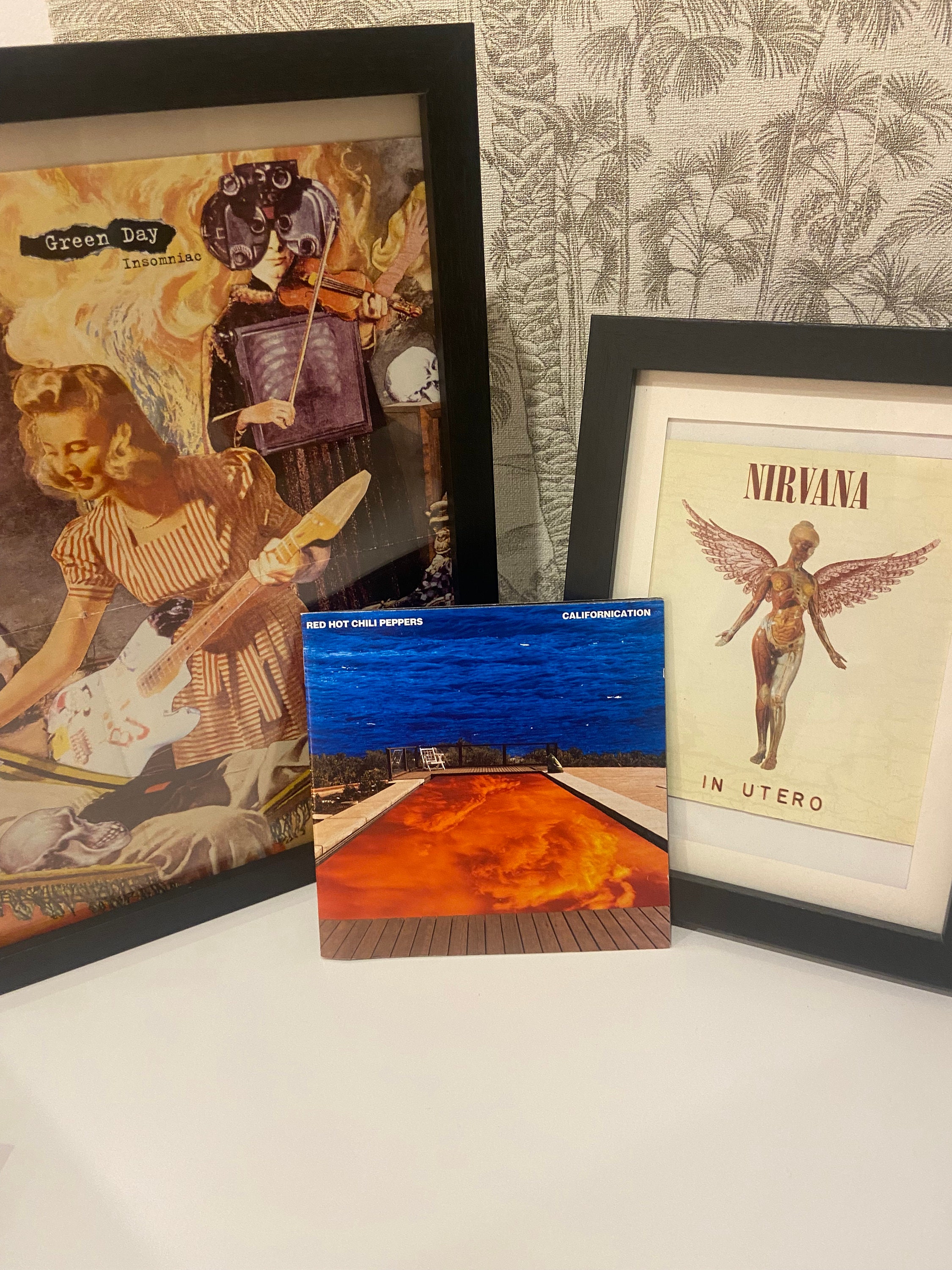 FRAMED ALBUM Cover|room Decoration|nirvana Room Decoration|posters|rock ...