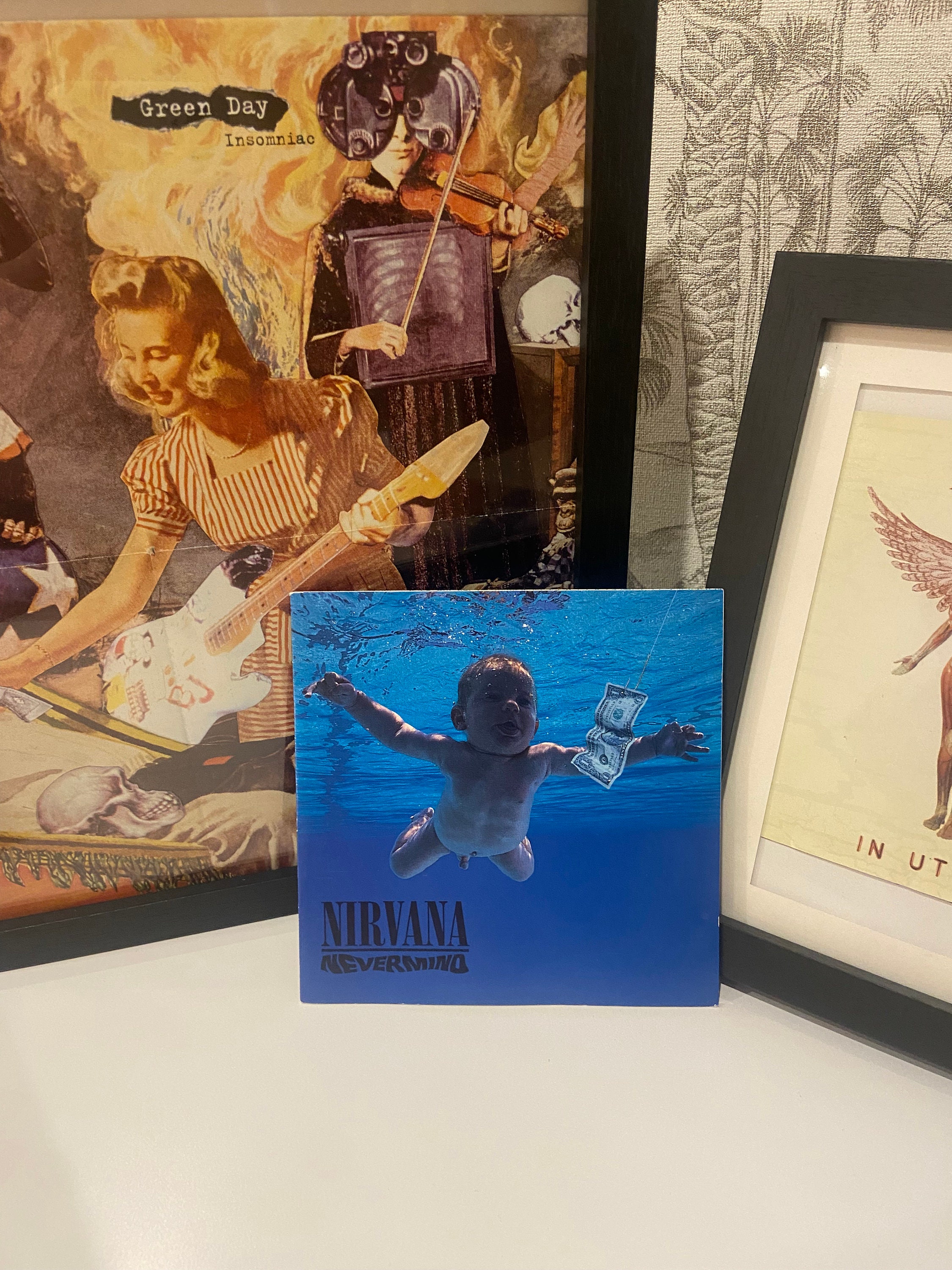 FRAMED ALBUM Cover|room Decoration|nirvana Room Decoration|posters|rock ...