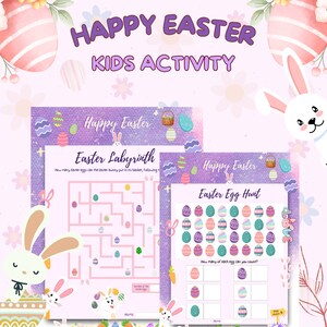 Happy Easter Kids Activity Games I Easter Party Game I Classroom Game I ...