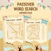 Passover Word Search Games, 2 Printable Party Games for the Family ...