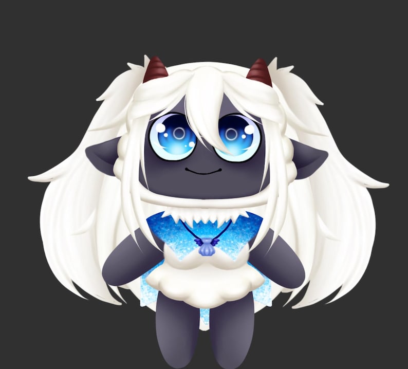 Cult of the Lamb Avatar Vtuber Expressions Goat - Etsy