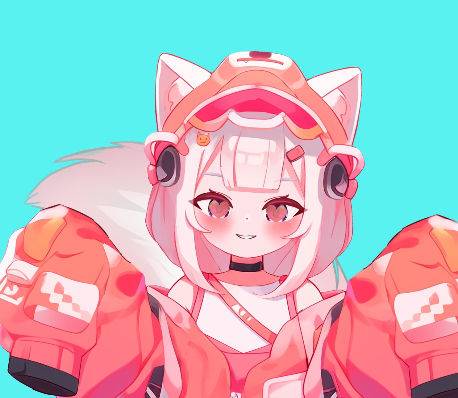 Puppy Girl Vtuber Avatar 2d Live 2d With 5 Expressions iPhone Traking ...