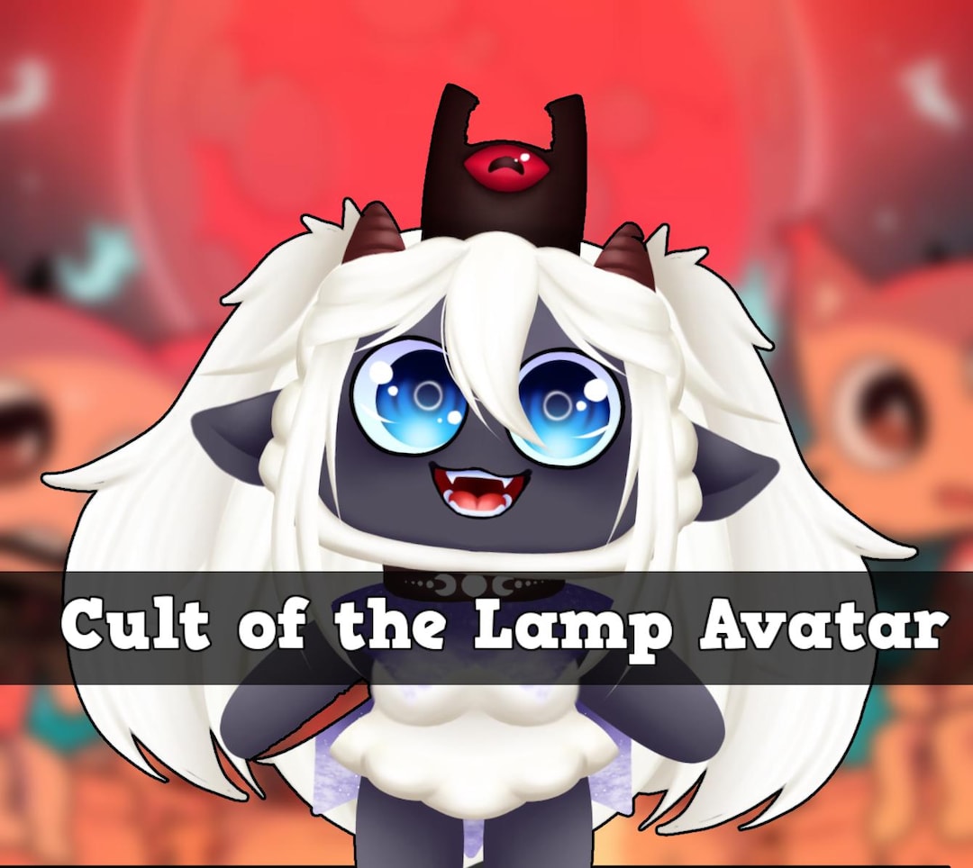 Cult of the Lamp Avatar Vtuber Expressions Goat - Etsy