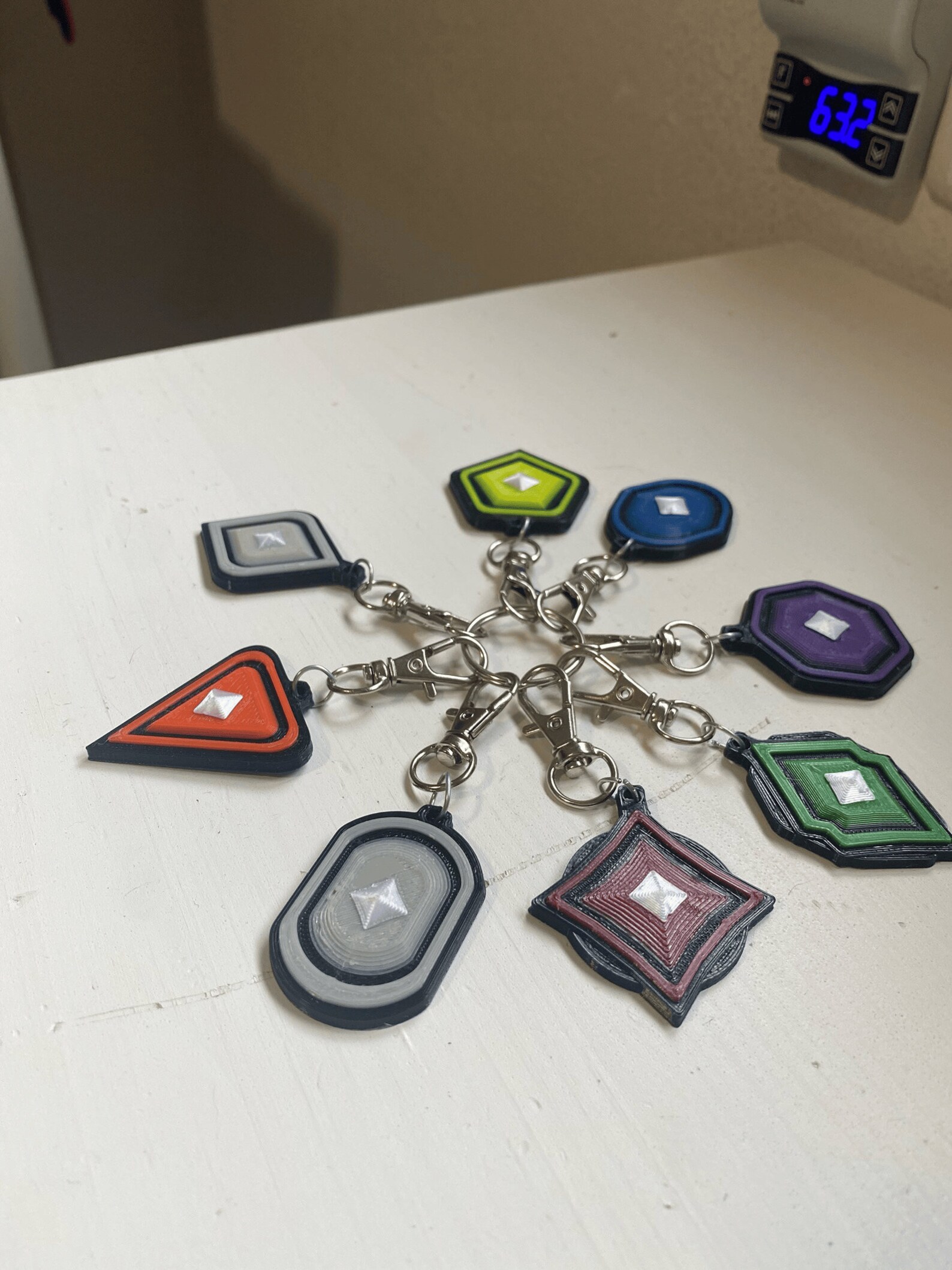 Valorant Rank Buddy Ranks Keychains 3d Printed - Etsy