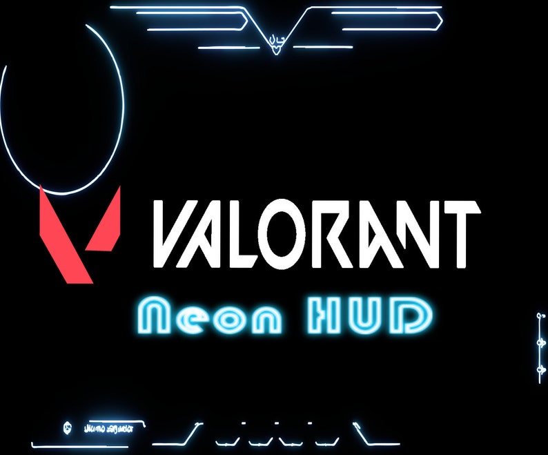 Valorant Overlay HUD Neon Glowing Minimalist Cool Animated - Etsy