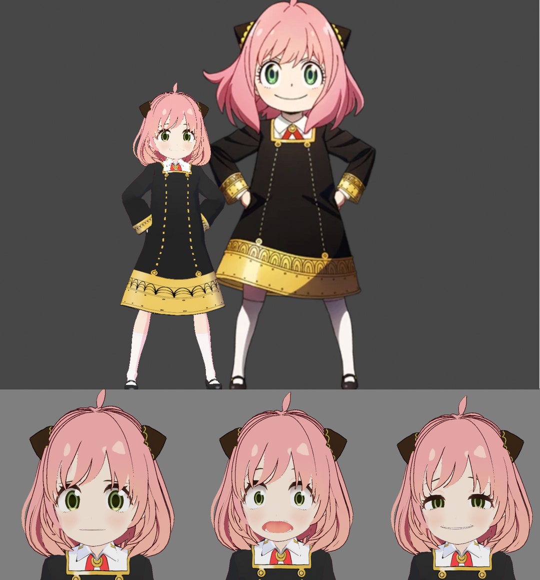 Anya Avatar Vrm for Vtuber Anime Avatar Vtuber Twitch or Youtube - Etsy