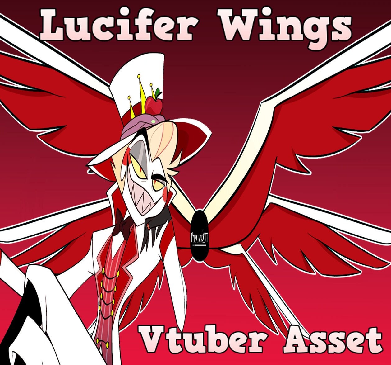 Lucifer Wings Vtuber Asset Wings Hazbin Hotel - Etsy UK