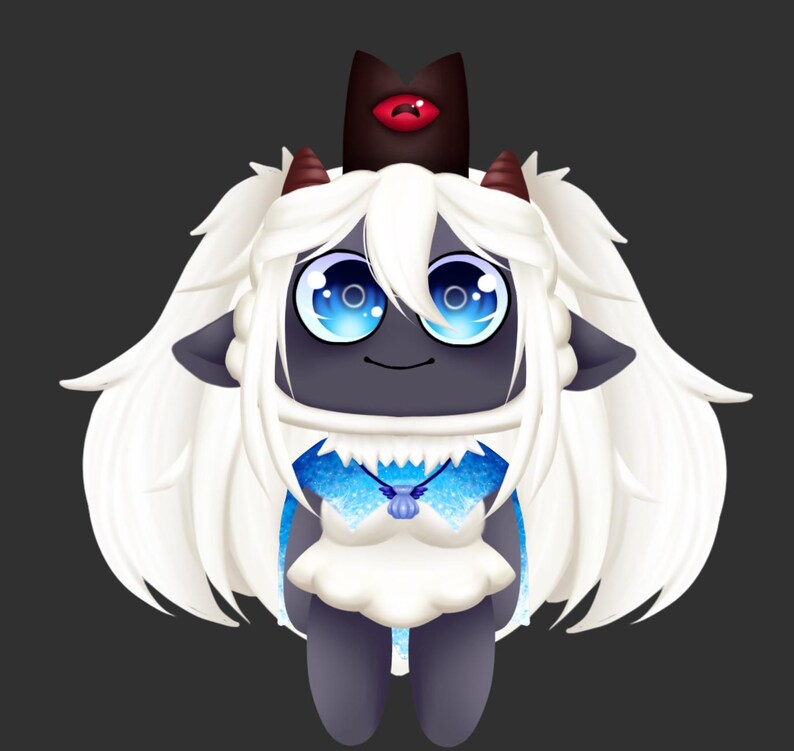 Cult of the Lamb Avatar Vtuber Expressions Goat - Etsy