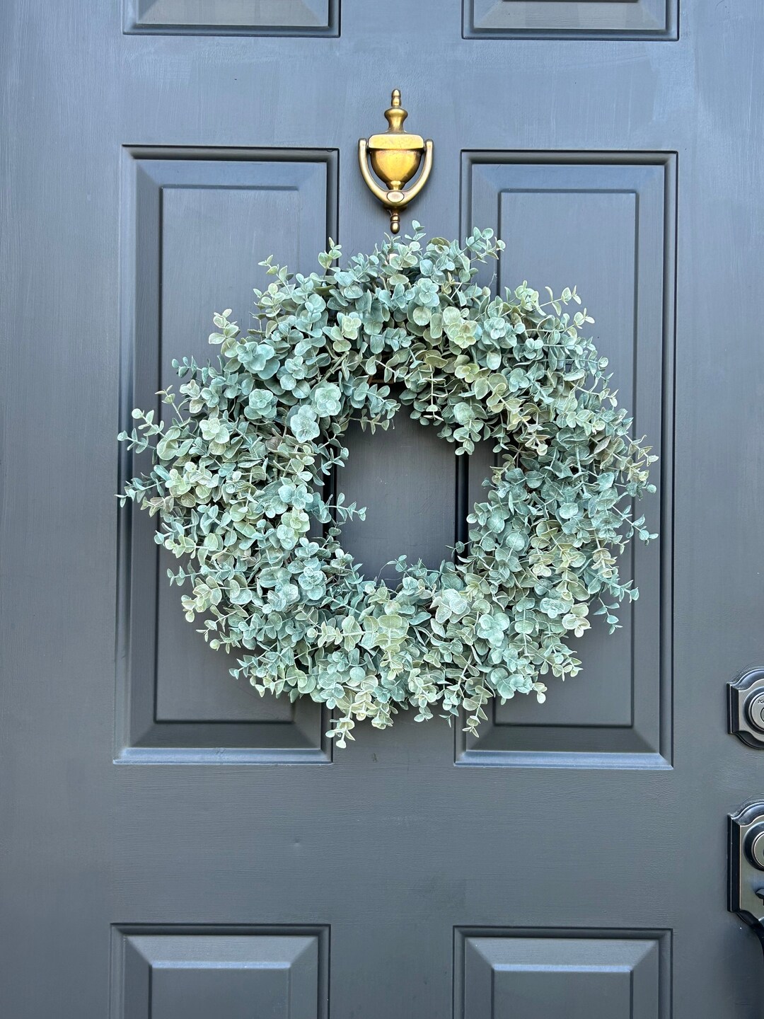 Spiral Eucalyptus Everyday Greenery Wreath - Etsy