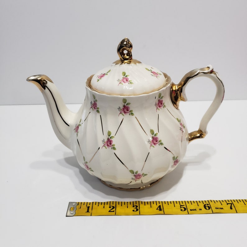 Vintage Sadler Floral Teapot From England - Etsy