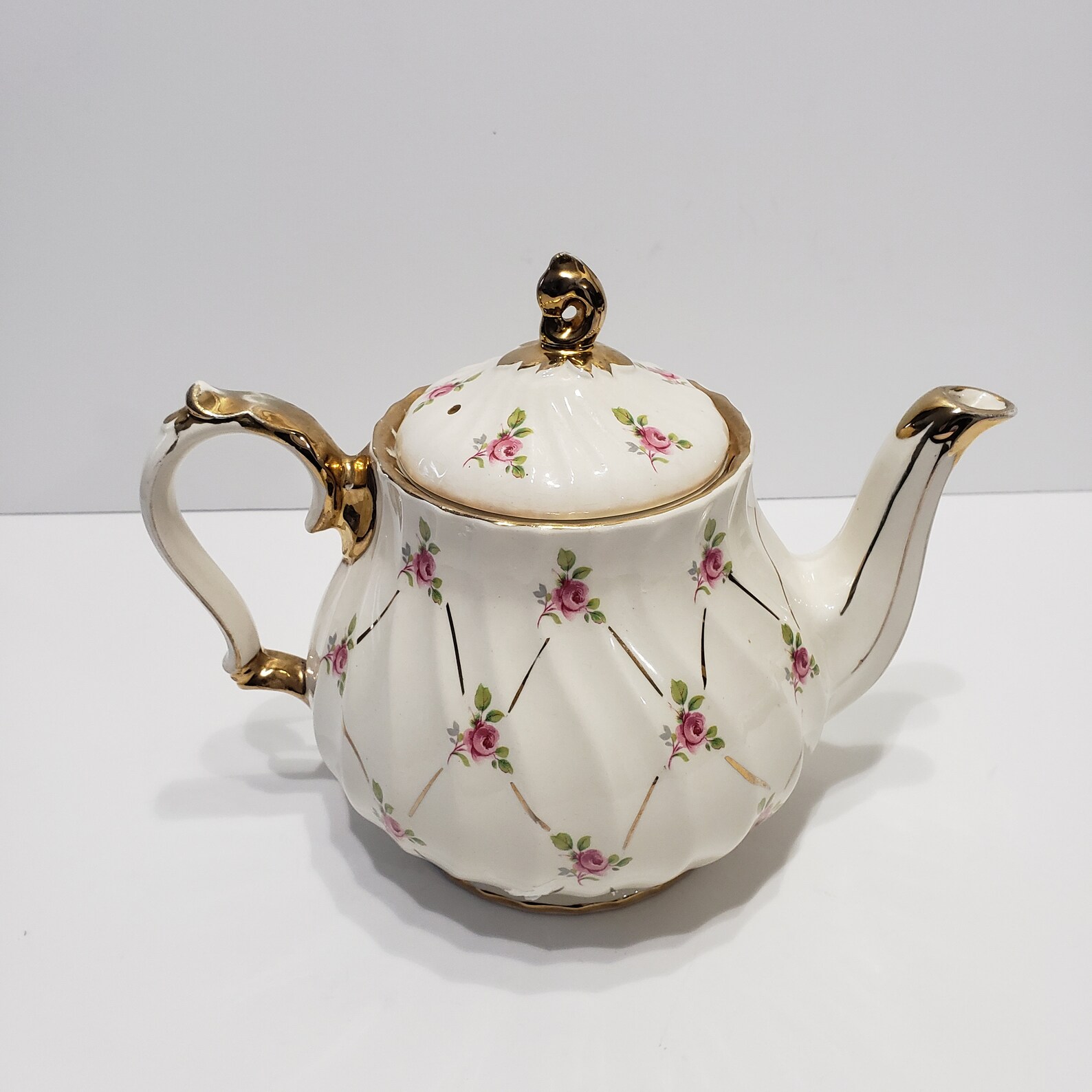 Vintage Sadler Floral Teapot From England - Etsy