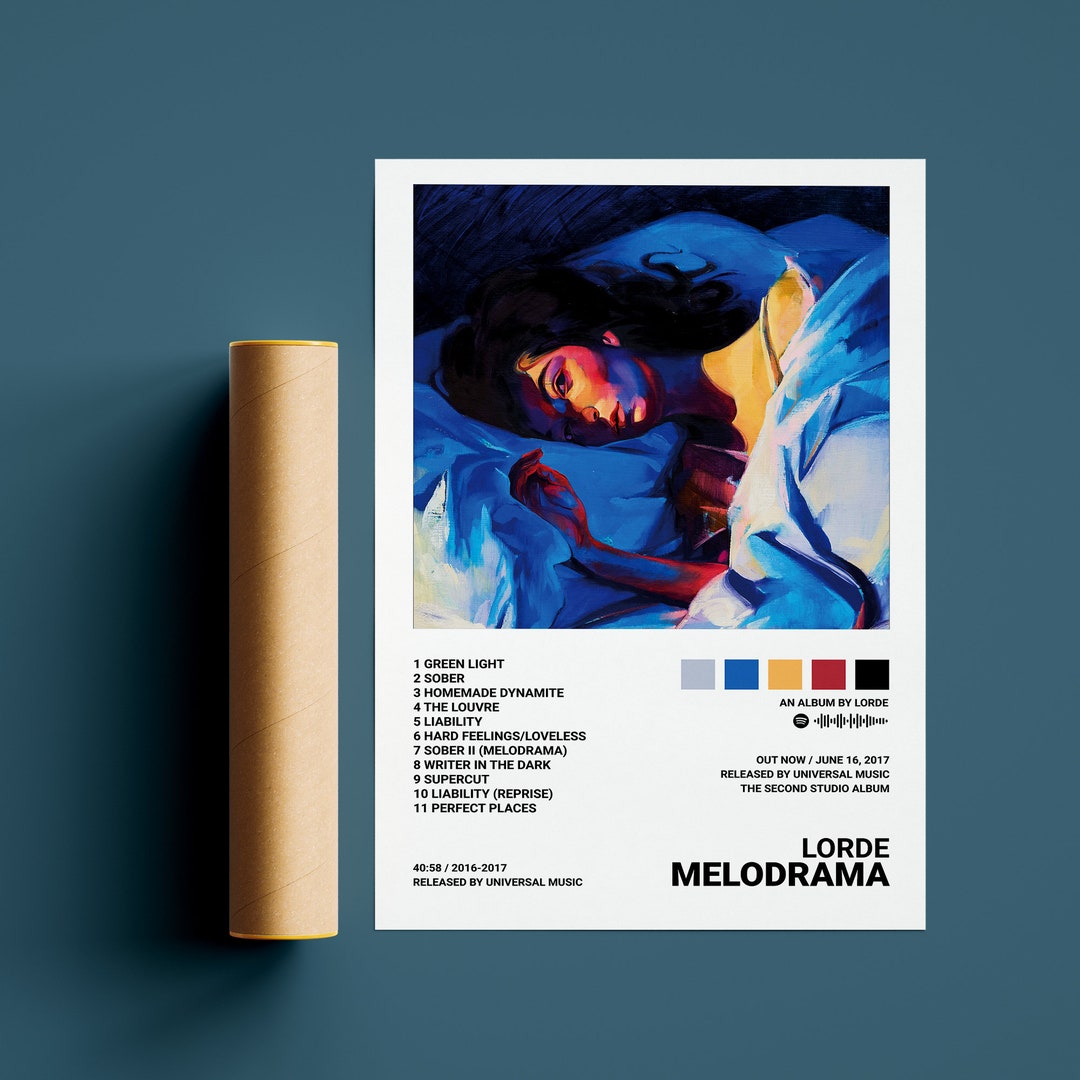 Lorde Posters / Melodrama Poster / Lorde Melodrama / Album - Etsy