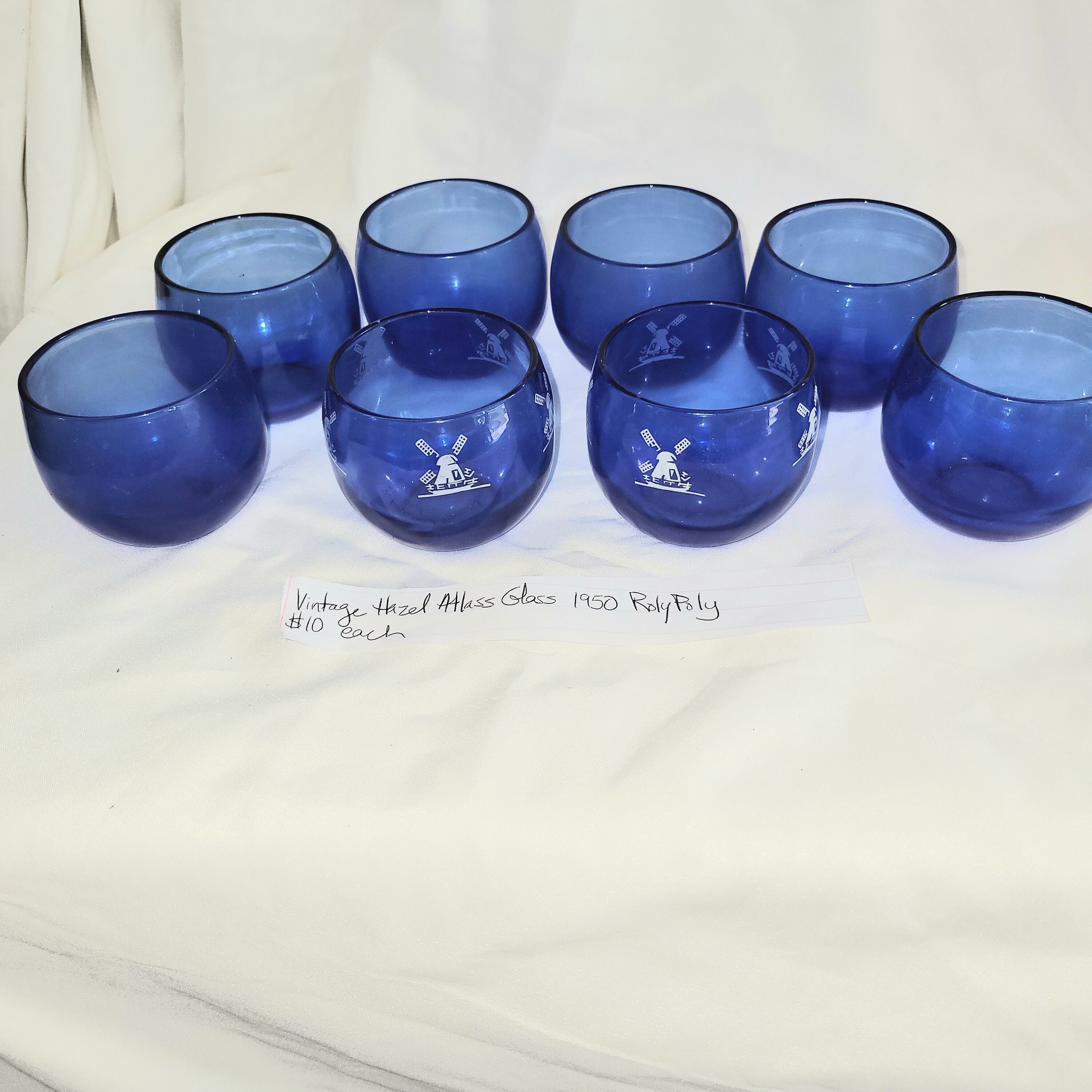 Vintage Hazel Atlas Roly Poly Glasses - Etsy