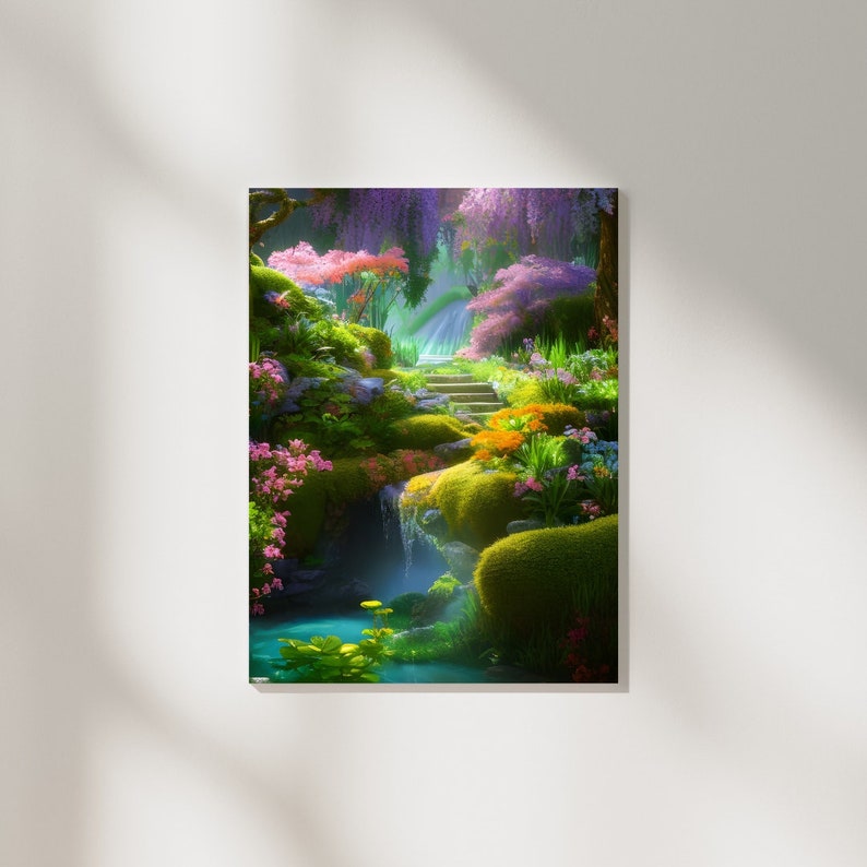 Secret Garden, Fantasy Landscape Art, Fantasy Art, Magical Art, Digital ...