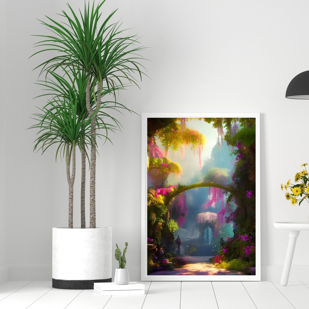 Mystical Garden, Fantasy Art, Fantasy Landscape Art, Mythical Art ...