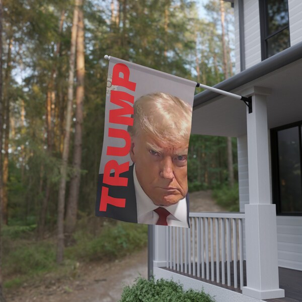 Trump Mugshot Flag - Etsy