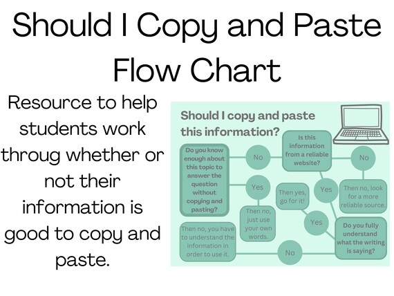 Should I Copy and Paste Flow Chart - Etsy