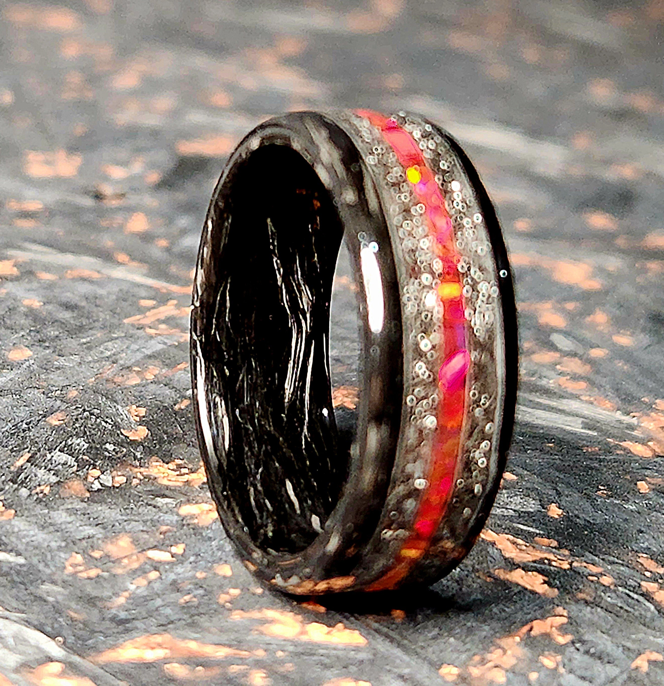 Tri-glow Forged Carbon Fiber F1 Shavings Inlay With Marbled Carbon ...