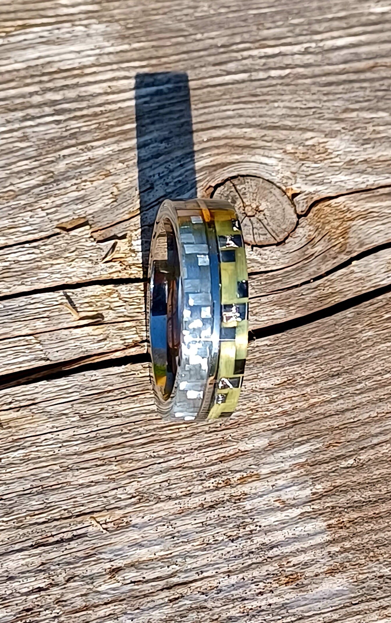 Titanium Texalium and Carbon Fiber/kevlar Ring - Etsy