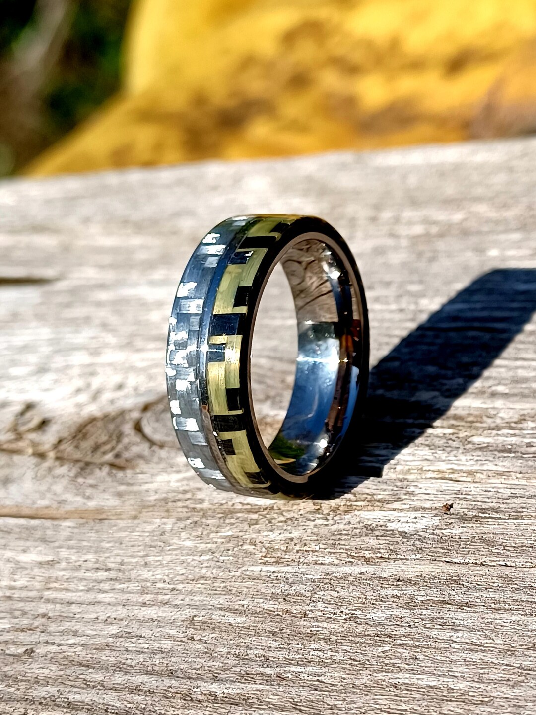 Titanium, Texalium and Carbon Fiber/kevlar Ring.* - Etsy