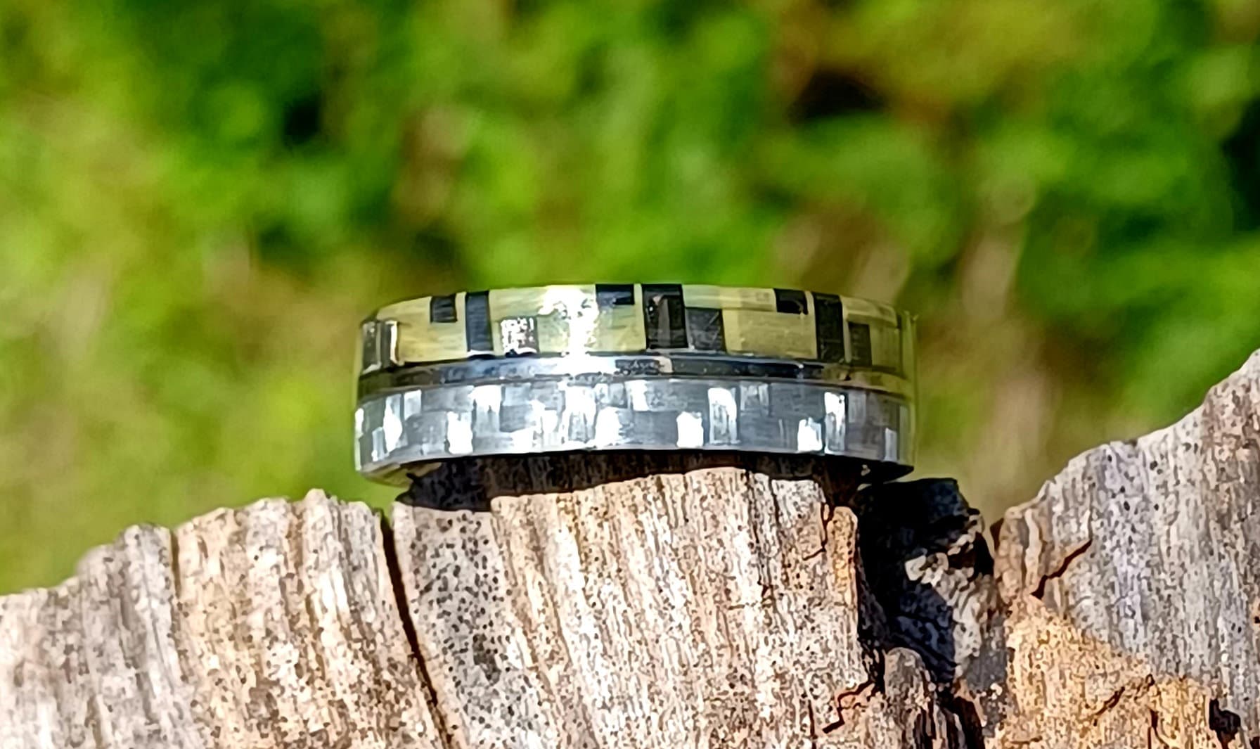 Titanium, Texalium and Carbon Fiber/kevlar Ring. - Etsy