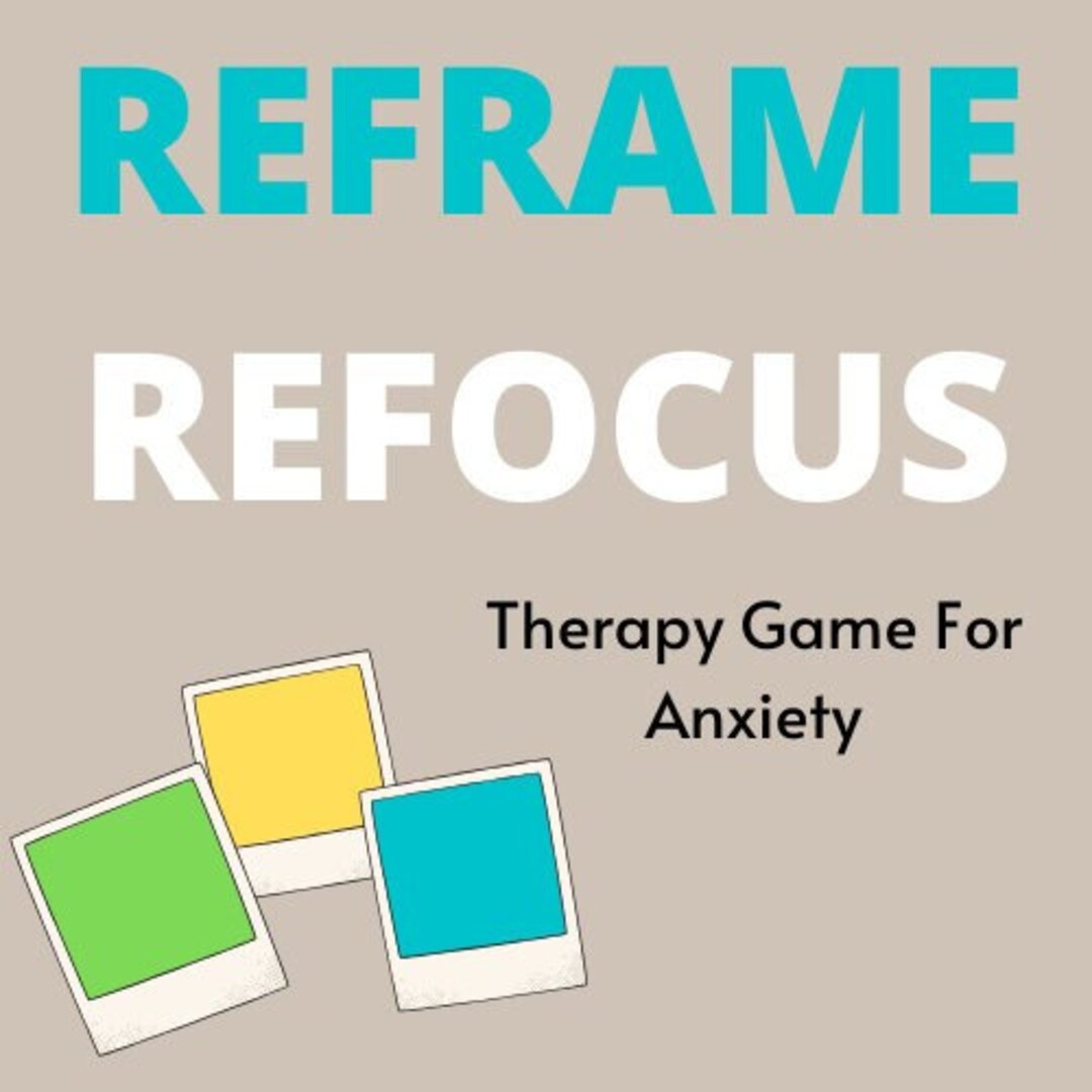 Reframe Refocus Therapy Game for Anxiety - Etsy