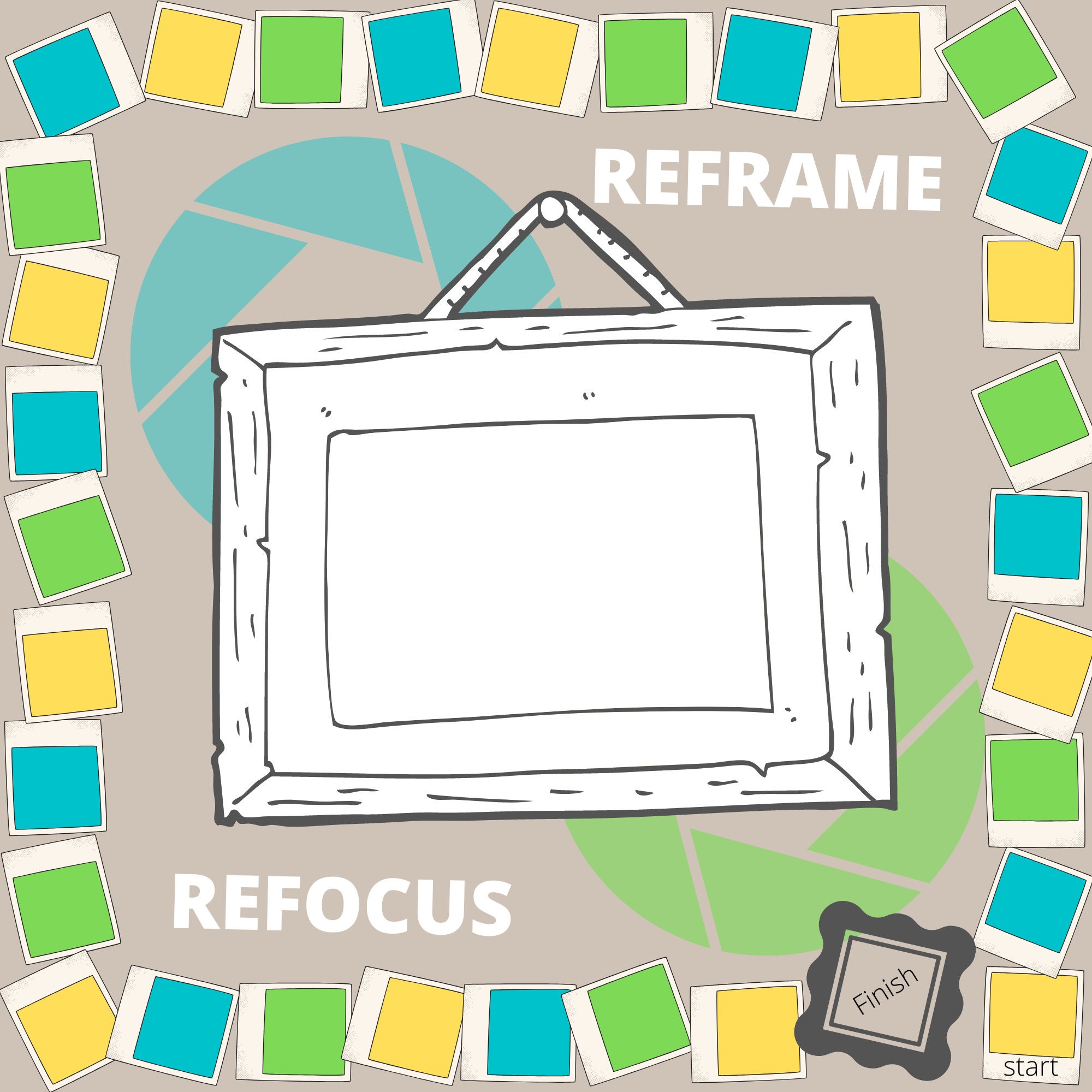 Reframe Refocus Therapy Game for Anxiety - Etsy